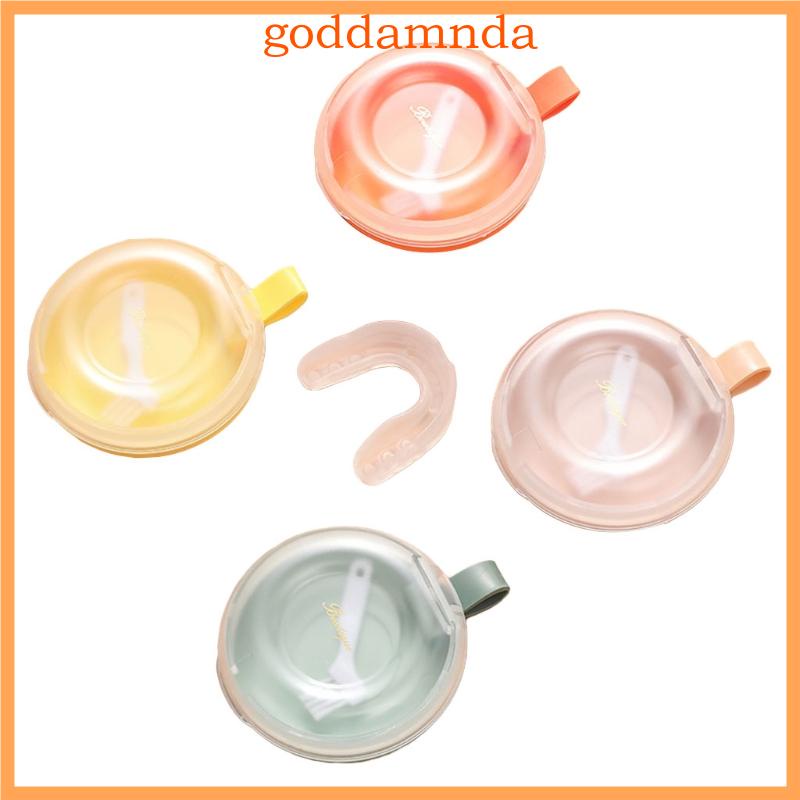 GODD Orthodontic Dental Retainer Box Portable Partial Denture Storage ...