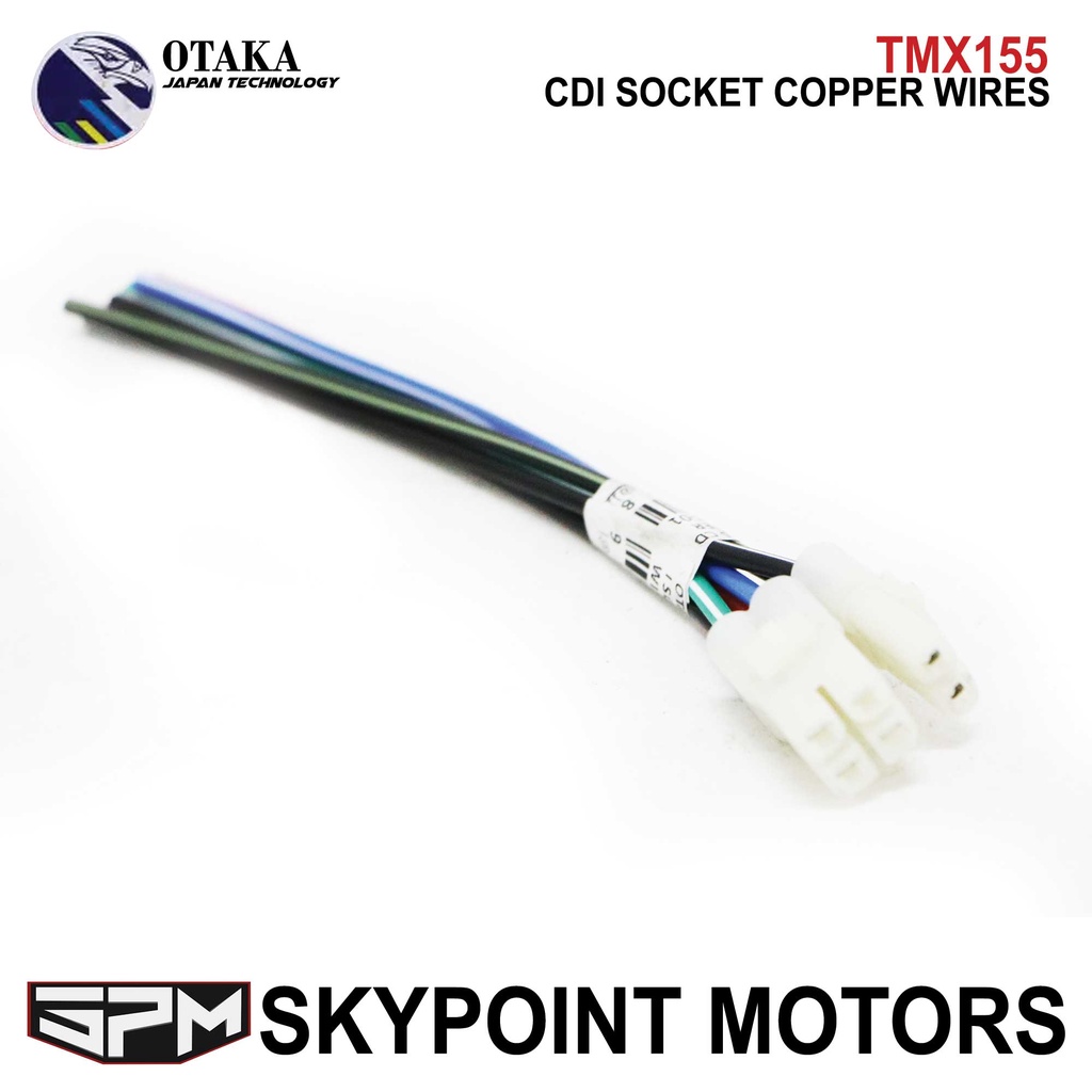 OTAKA TMX155 CDI SOCKET COPPER WIRES OTK-SKT-010 FOR MOTORCYCLE (9711-028) | Shopee Philippines