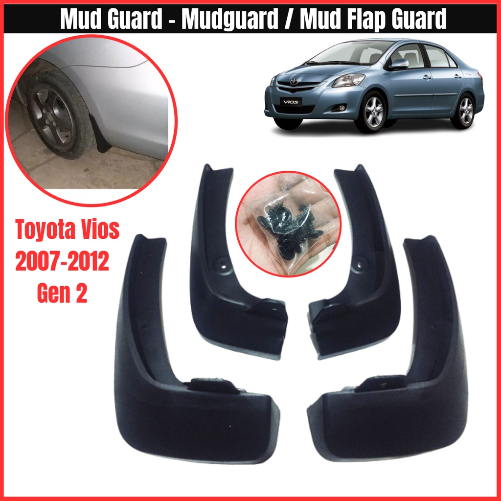 LF-022 Toyota Vios 2007-2012 Gen 2 / Mud Guard - Mudguard / Mud Flap ...