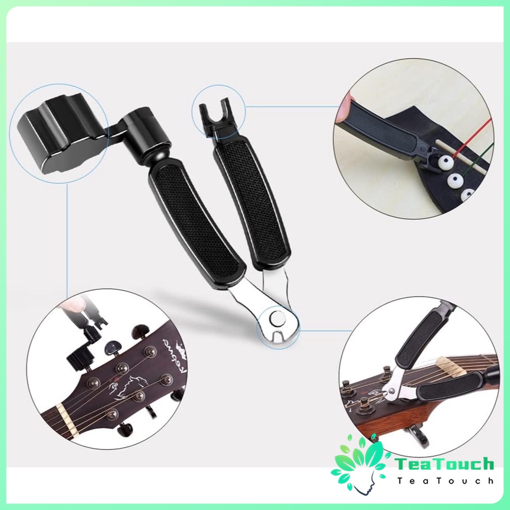 Multifunctional Guitar String Winder/Guitar String Cutter/Guitar Bridge ...
