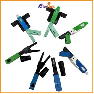 10 PCS Fiber Optic SC Connector Fast Connector SC UPC APC Butterfly ...