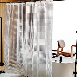 180x200cm Transparent Shower Curtain Liner|PVC Waterproof Long Shower ...