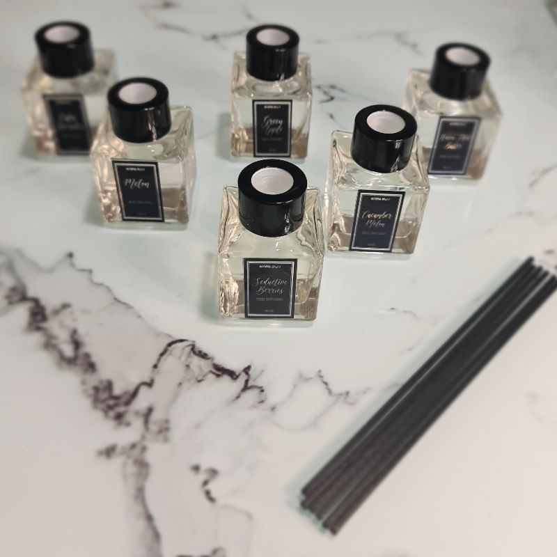 【hot sale】 Reed Diffusers with FREE 3 Reed Sticks 50 ml Aroma Bliss ...