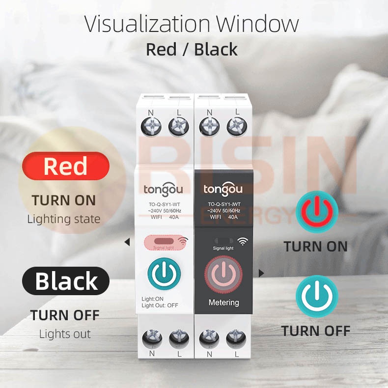 Wifi Smart MCB 1P 10A 16A 20A 25A 32A Timer Remote 40A 50A 63A Circuit ...