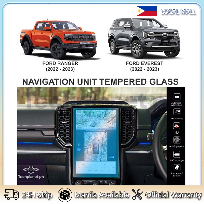Next Gen Ford Ranger Raptor Ford Everest Infotainment Tempered Glass ...