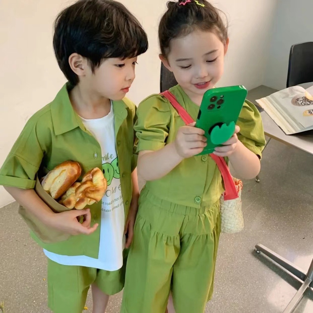 Spot Sister-Brother Clothes Summer Wear Suit 2023 New Siblings Costume ...