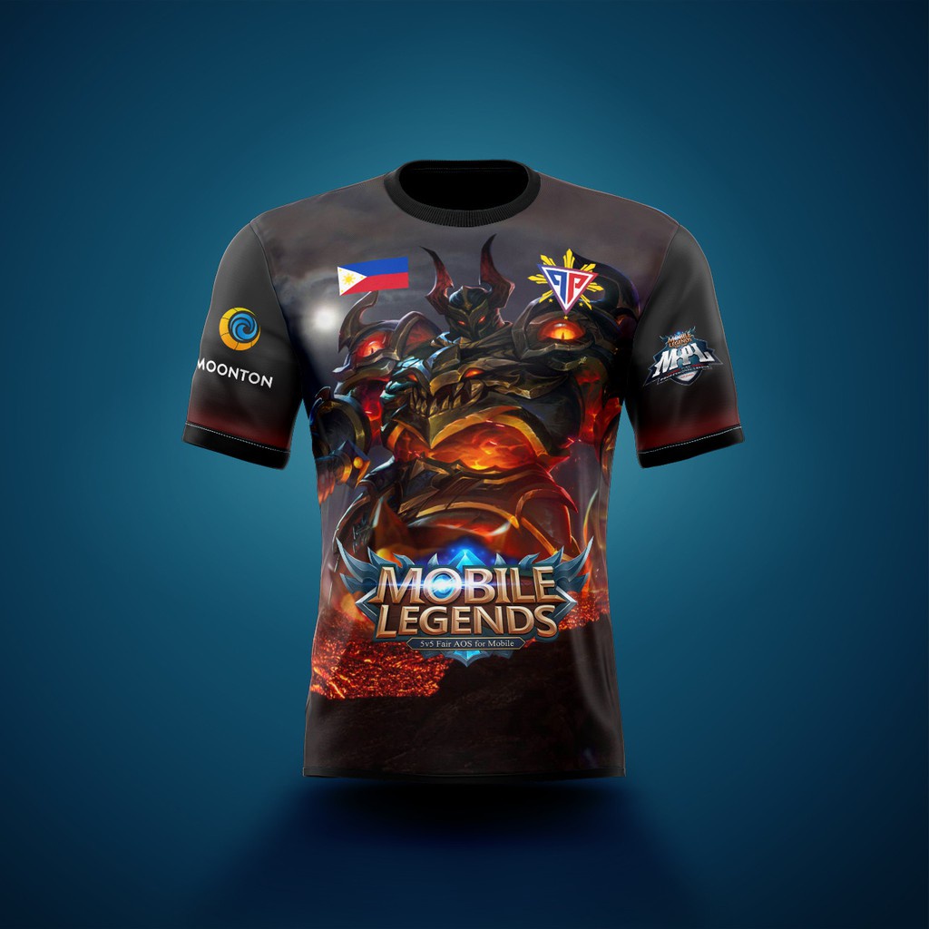 Mobile Legends Tigreal Tshirt Full Sublimation Premium Design Shirt ...