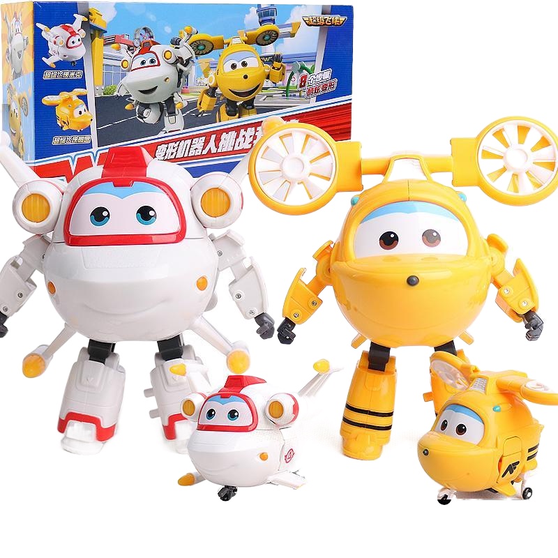 Super Wings Large Deformation Robot round Deformation Robot Mick Set ...