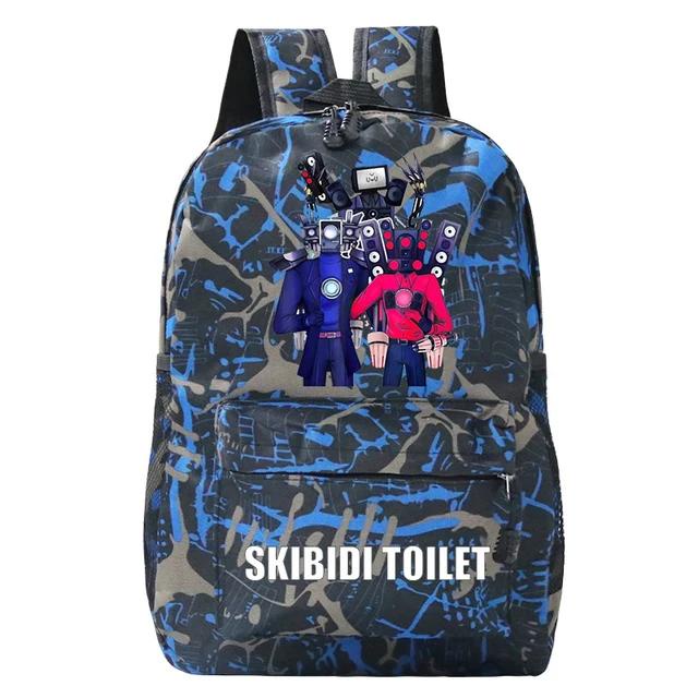 Skibidi Toilet Backpack Speakerman Students Children School Book Bags ...