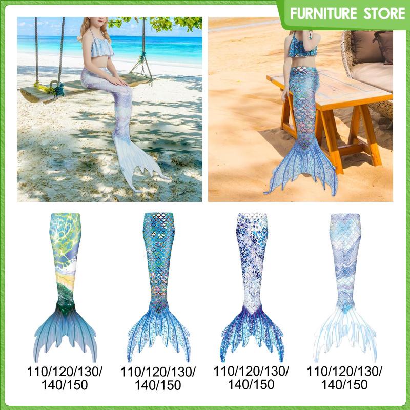[Wishshopeelxj] Swimming Girls Mermaid Tail Costume Birthday Gift ...