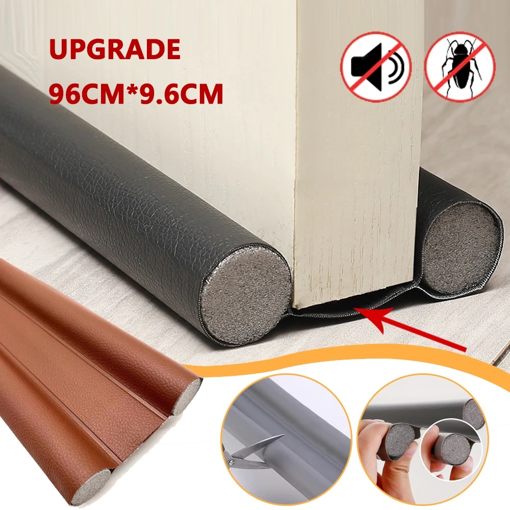 95cm Doorstop Draft Protector/Soundproof Flexible Door Bottom Sealing ...