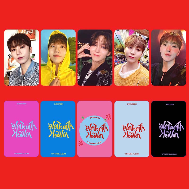 5-13pcs/set SEVENTEEN Lomo Cards SEASONS GTREETINGS ZONE COMEBACK 11th ...
