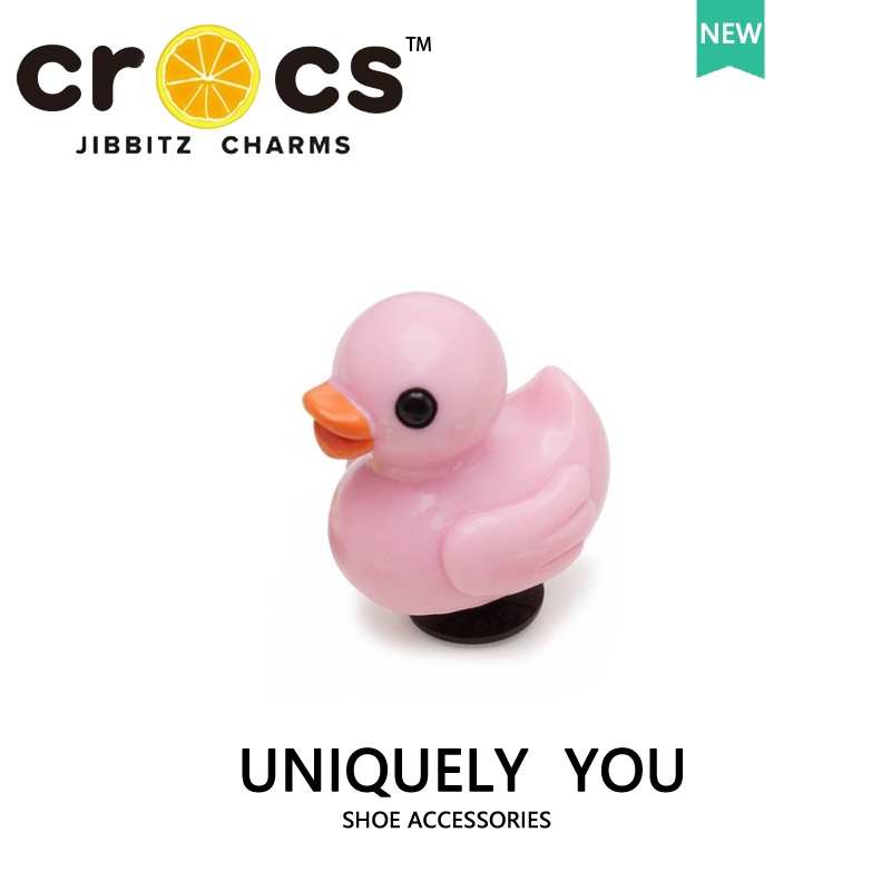 3d jibbitz crocs Shoe Buckle Pink Duck 2024 New crocs Shoes Flower Cute ...