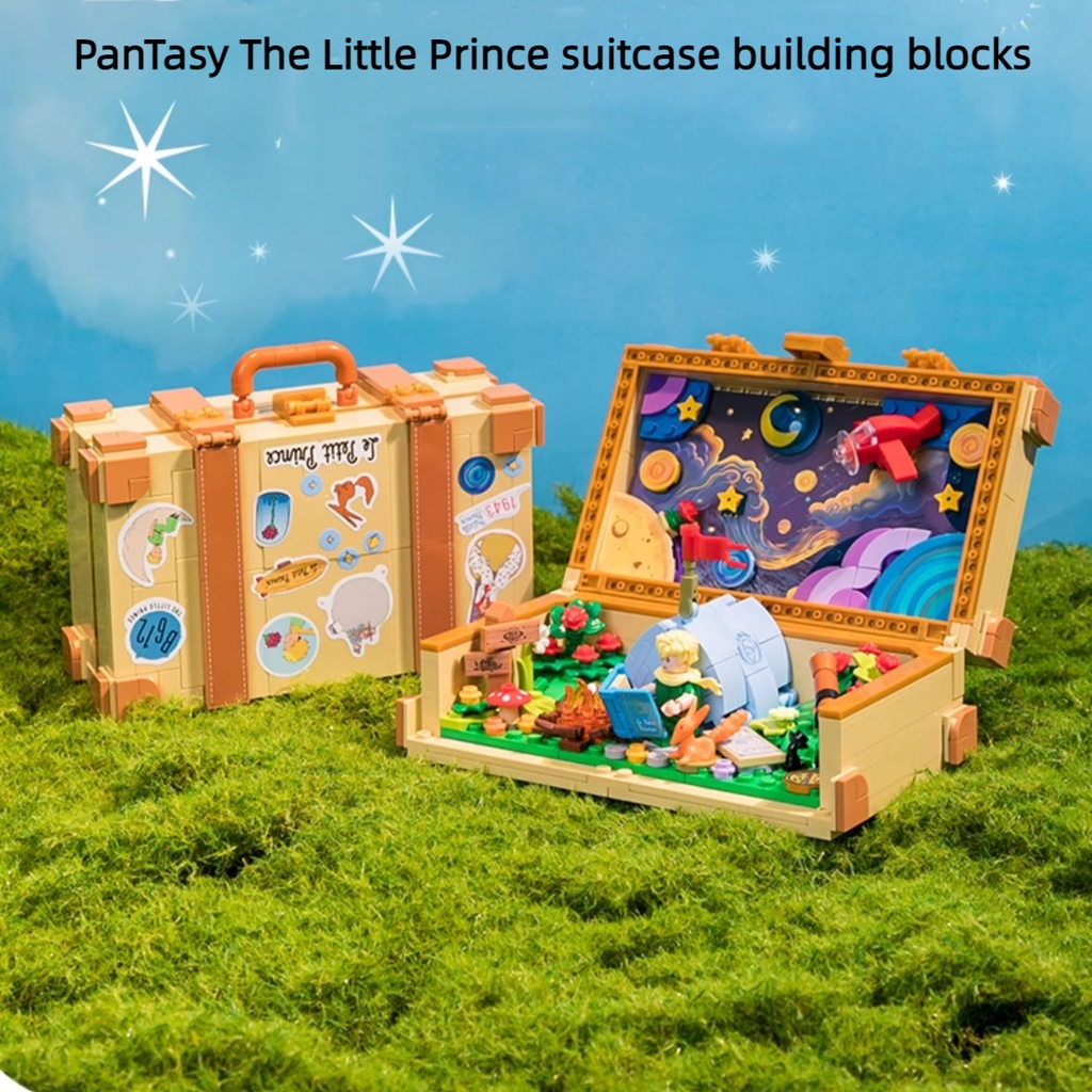 Pantasy The Little Prince Suitcase Cartoon Building Blocks Luggage ...