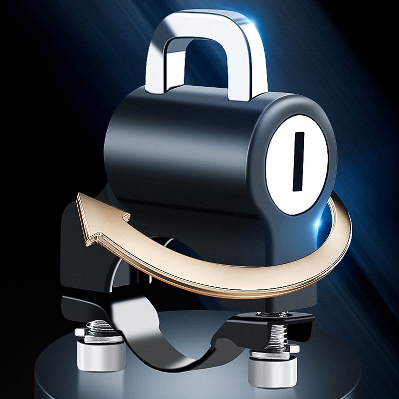Anti-theft helmet lock, motorcycle helmet lock with 2 keys, universal ...