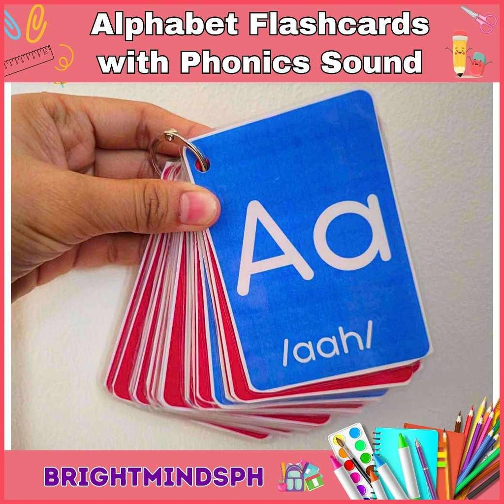 ALPHABET(VJ;FLASHCARDS]e_WITH@wq+PHONICS ng,XR+na+Xn+SW+SOUND | Shopee ...