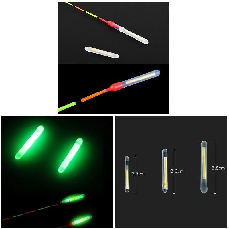 20pcs Fishing Fluorescent Lightstick Floating Luminous Stick For Night ...