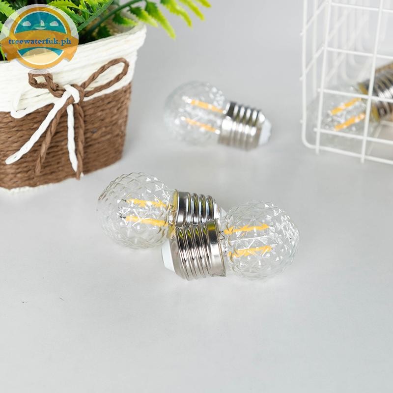 TEFUK Led Bulb E27 220V E26 110V Spiral Soft Filament Light Bulb 1W ...