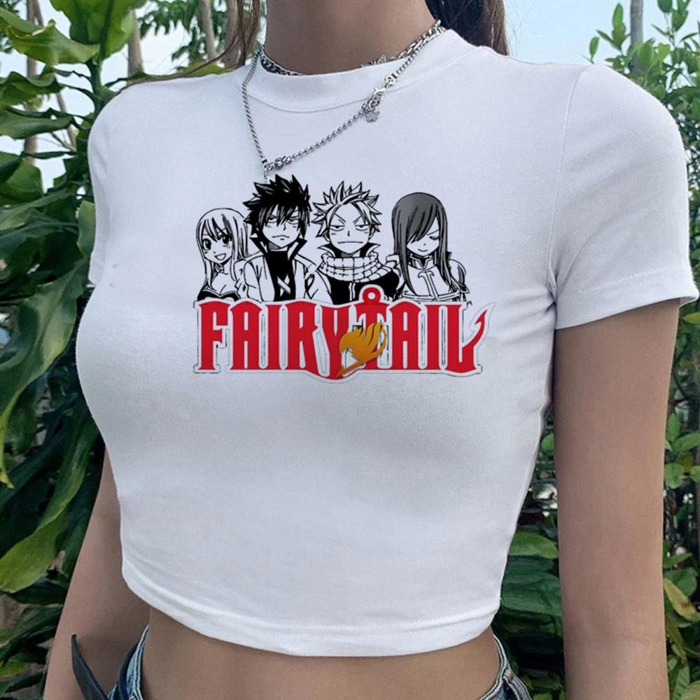 Fairy Tail gothic aesthetic fairy grunge crop top girl vintage kawai ...