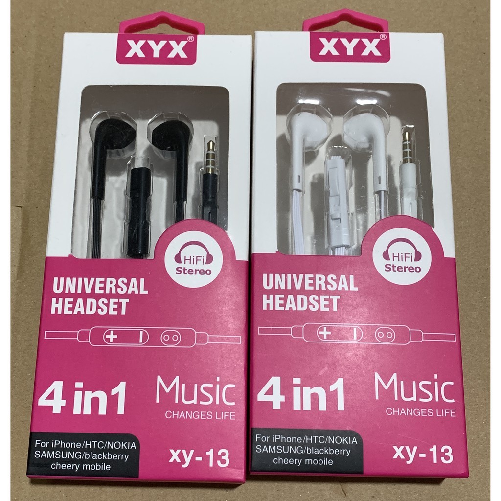 XYX XY-13 3.5mm Universal Earphone | Shopee Philippines
