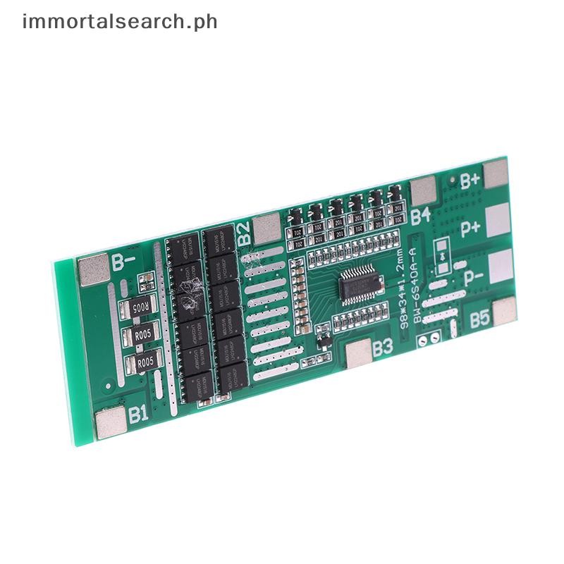 imm 22V 24V 6S 40A 18650 Li-Ion Poretect Board Solar Lighting BMS PCB ...