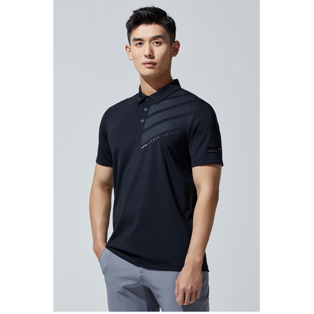 ANTA Tech Training Men's Polo Shirt 152327161 GENUINE GENUINE | Shopee ...