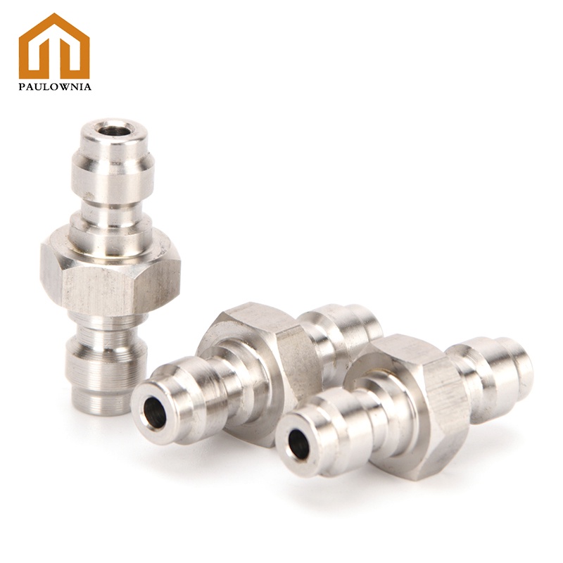 3pcs Stainless Steel Quick Connect Couplings Double End Plug 8mm Fill ...