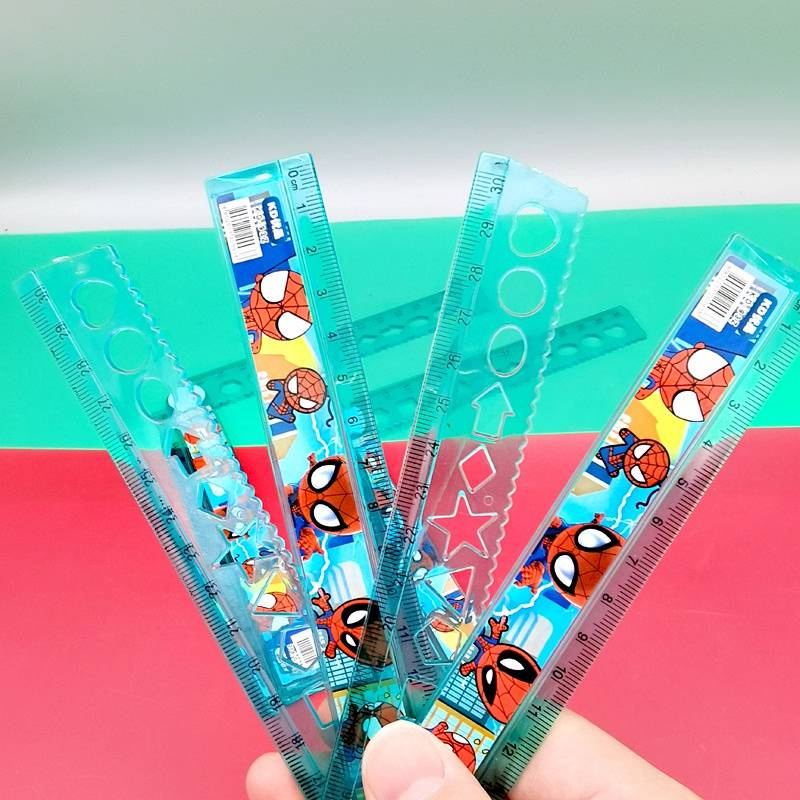 Marvel Spider-Man Hero Folding Rules Transparent Primary School ...