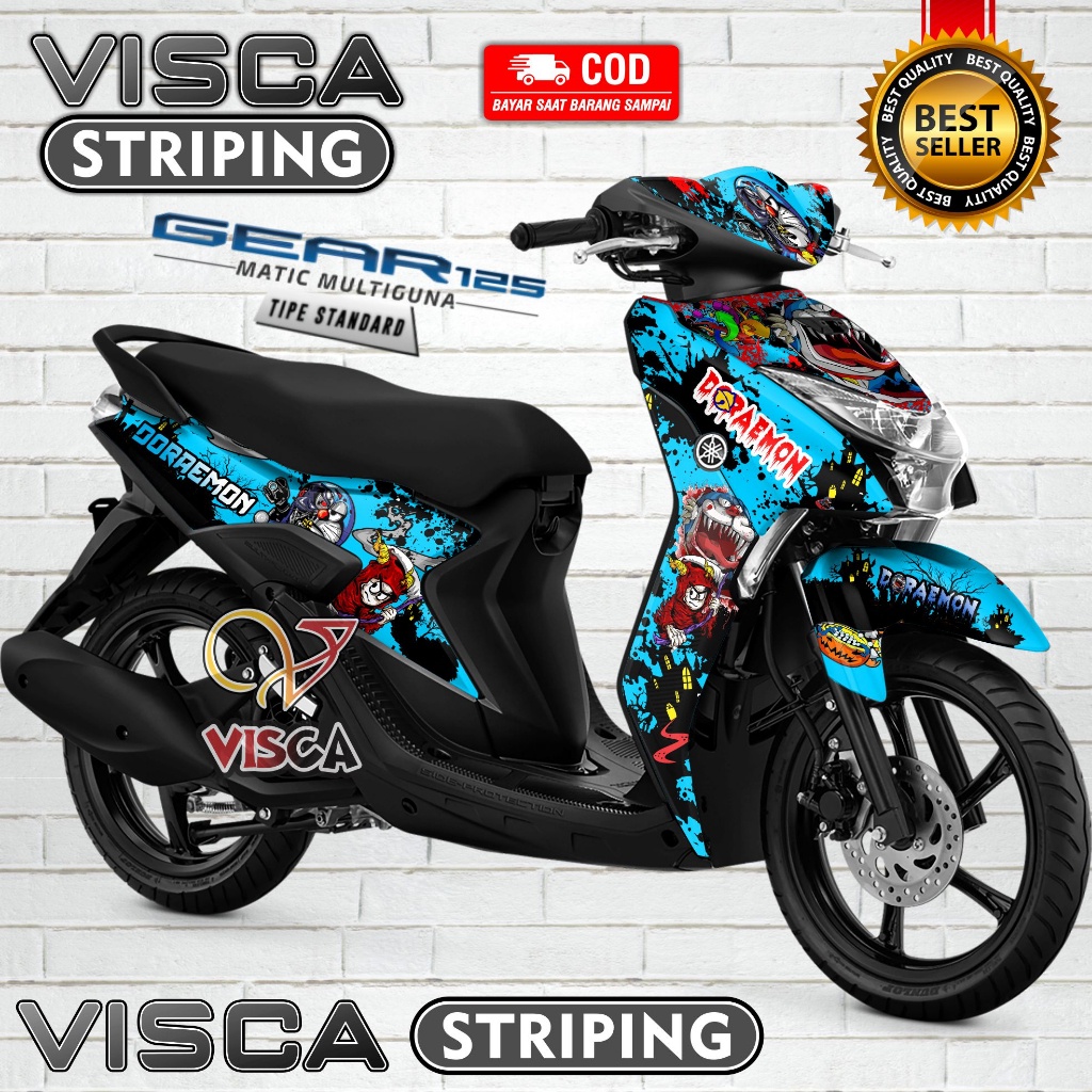 Decal Mio Gear 125 Full Body - Sticker Motor Gear 125 Full Body ...