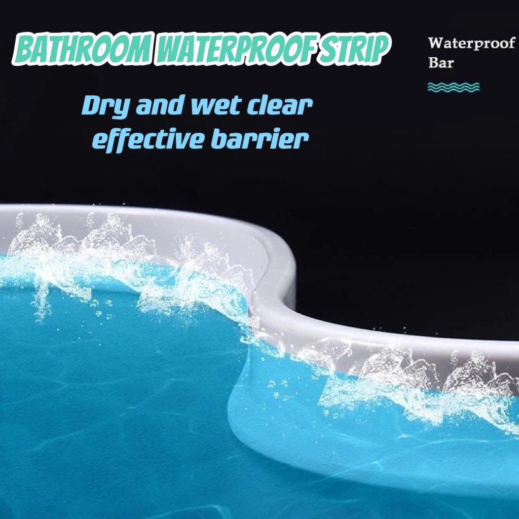 1/2/5M Shower Water Retaining Strip Bathroom Water Barrier Water ...
