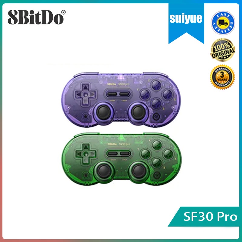 8BitDo SN30 Pro Controller Wireless Bluetooth Gamepad Special Edition ...