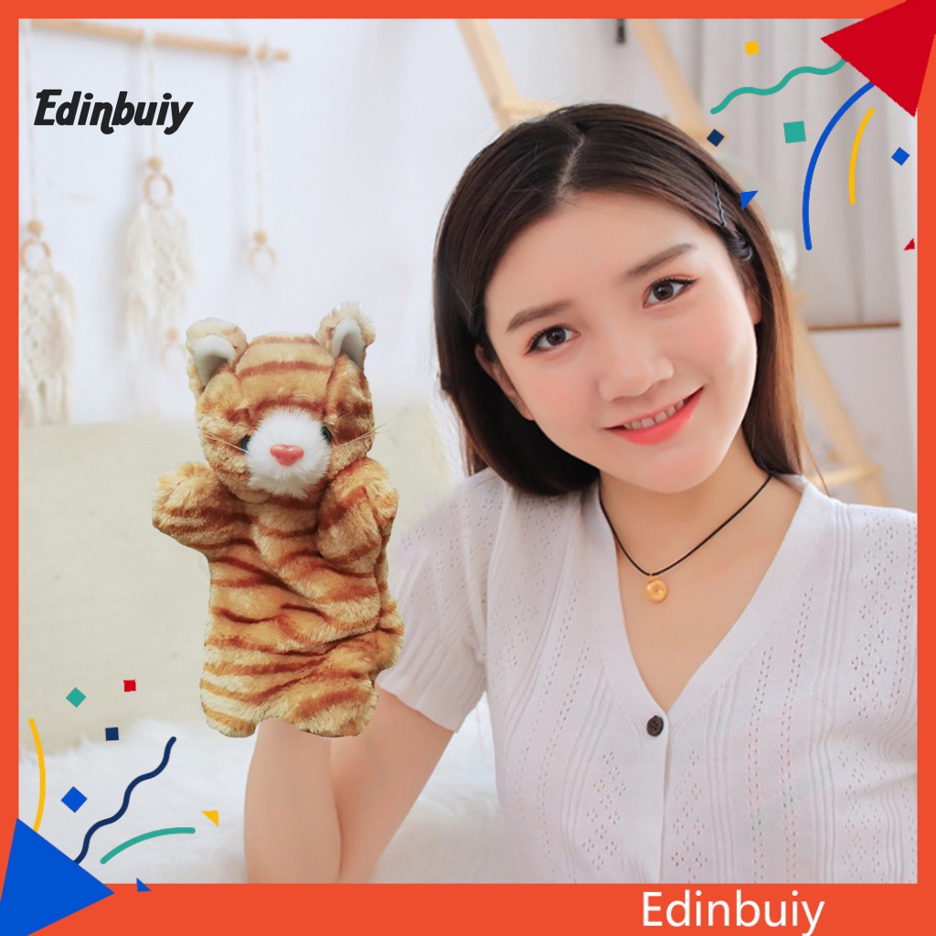 EDI Engaging Interactive Toy Kids Hand Puppet Interactive Kitten Hand ...
