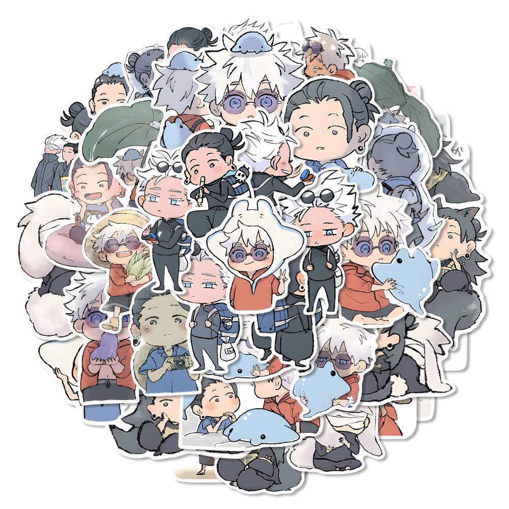 108 new Jujutsu Kaisen Q version cute avatar stickers Gojo Satoru Geto ...