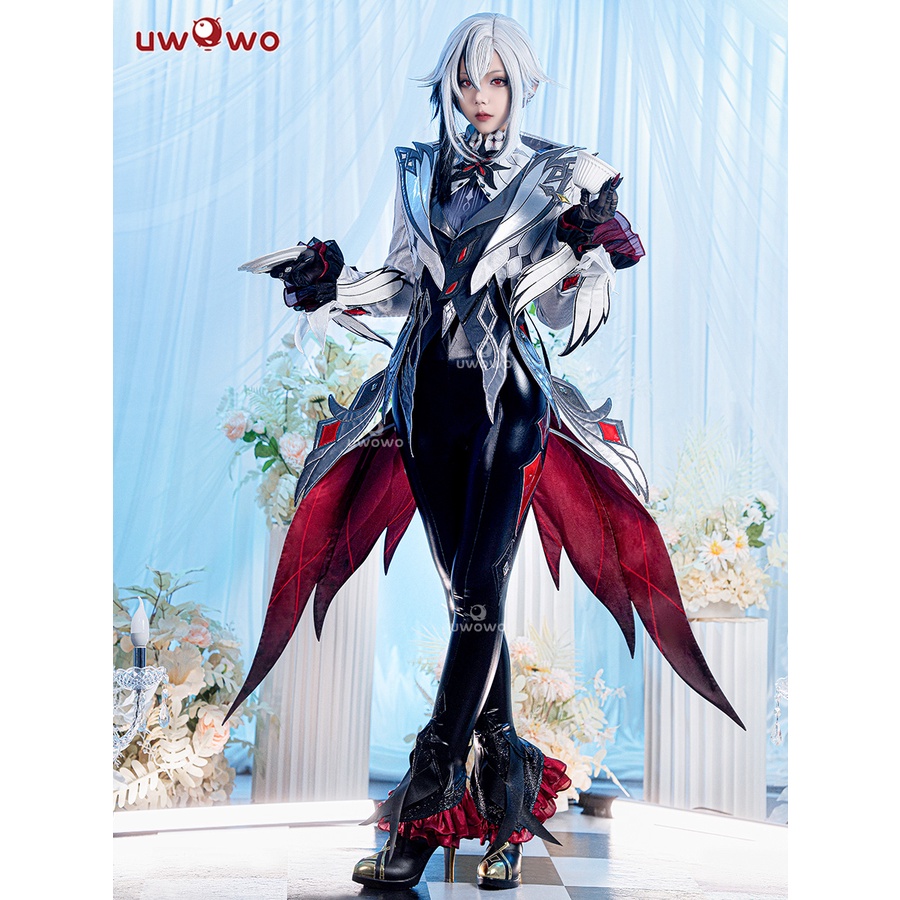 Uwowo Genshin Impact cos The Knave Arlecchino cosplay Anime game ...