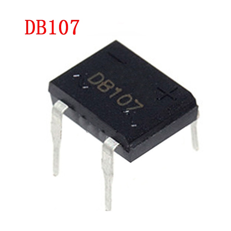 20PCS/LOT DB107 db107 dip4 dip 1A 1000V Single Phases Diode Rectifier ...