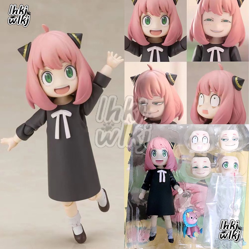 S H Figuarts SPY×FAMILY Anya Forger Action Figure SHF Doll Change Face ...