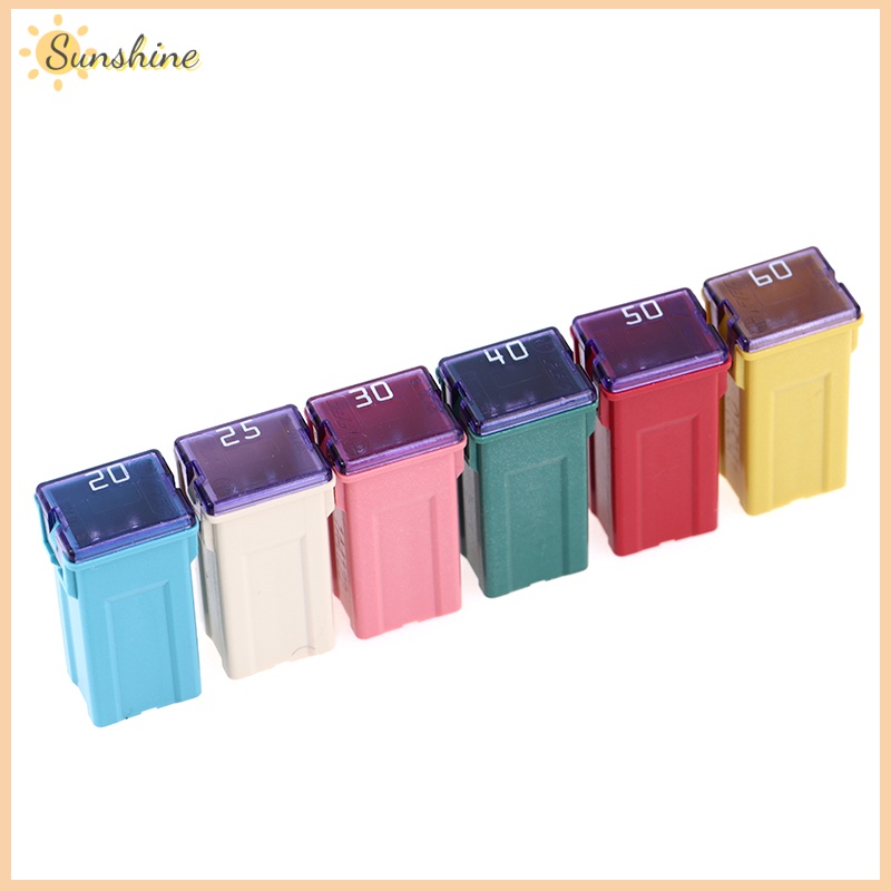 Sunshine> Mini Square Fuse 32V 20A 25A 30A 40A 50A60A Automotive Car ...
