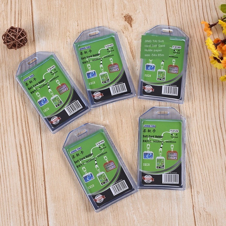 [1 PC] JINGTAI Double-Sided Jelly ID Case/ID Holder/ID Protector 54 ...