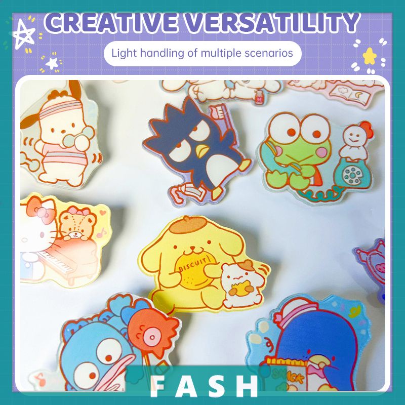 F Schoolbag Clothes Decorative Pins Cute Sanrio Emblem Student Gift ...