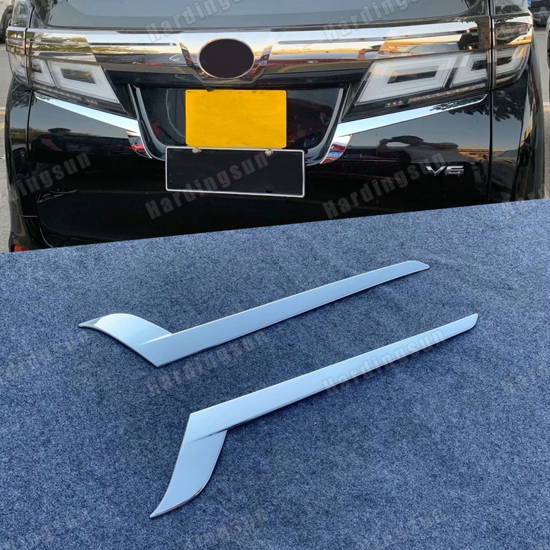 ABS Chrome Rear Tail Light Lamp Strip Cover Trim For 2015-2020 Toyota ...