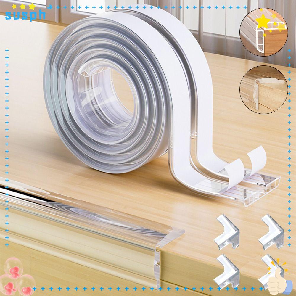 SUSPH Table Edge Guard Strip, Anti Collision Transparent Furniture ...