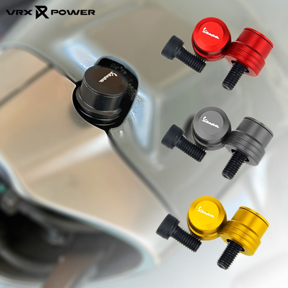 GTS Scooter Side Mirror Hole Plug Adapter Covers with 3 Bolts For Vespa ...