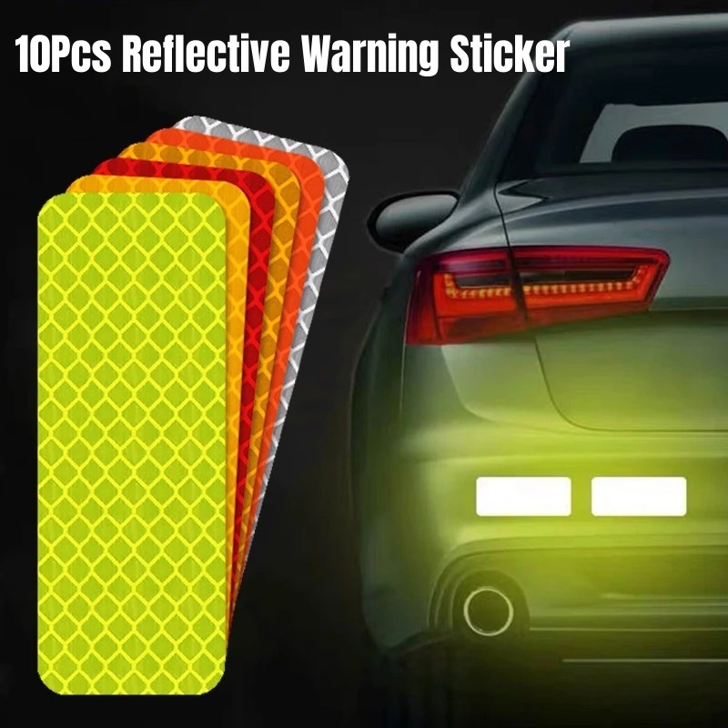 Car Reflective Warning Sticker / Car Bumper Secure Reflector Strip Tape ...