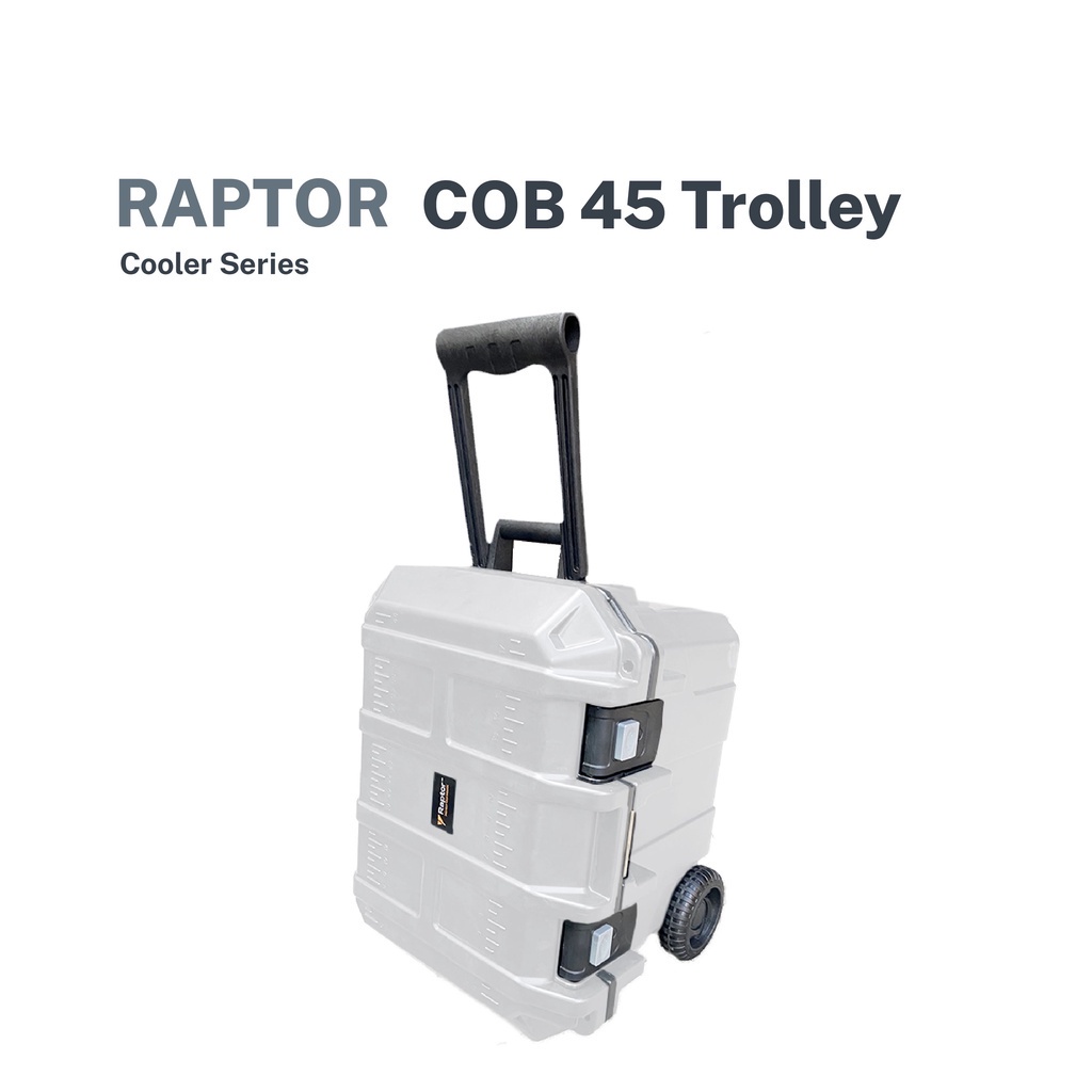 Raptor Cooler Polar Trolley 45 Camping Ice and Water Coolers Box ...