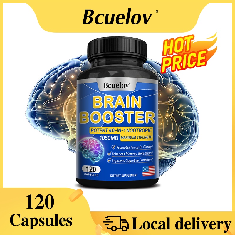 Bcuelov Nootropic Brain Support Supplement - Mental Focus Nootropic Memory Supplement to Promote ...