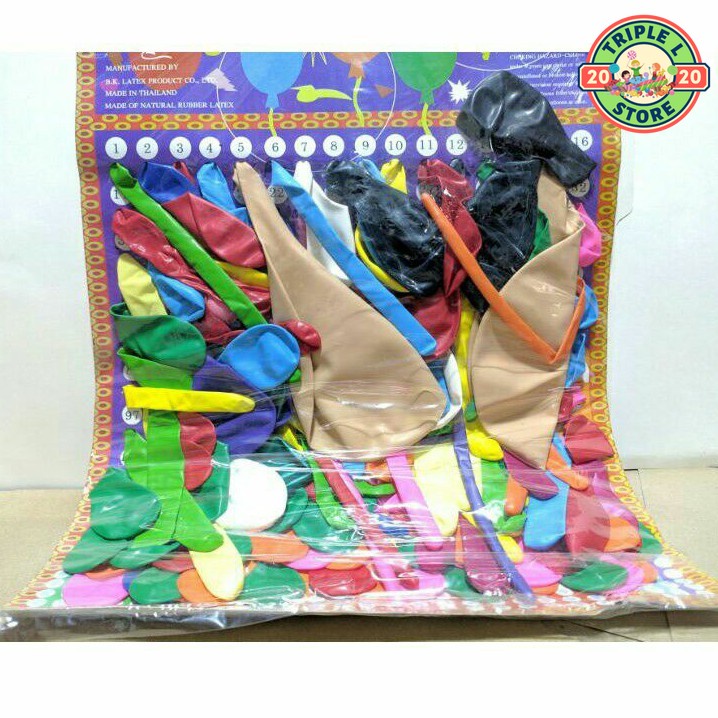 Lottery Balloons Bunutan pad 160pcs Balloon | Lootbag Filler, Paninda ...