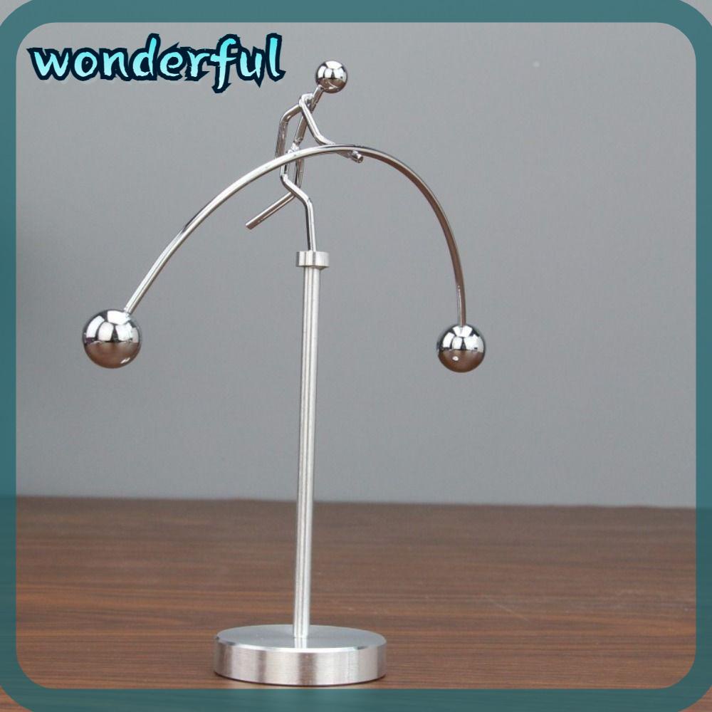 WONDER Balance Ball Toy, Stainless Steel Home Decor Balance Ornaments ...