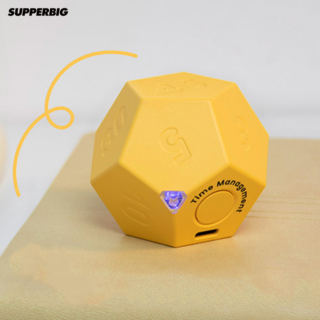Versatile Timer For Various Activities Rechargeable Mini Timer With Dual Alarm Clock Mode And