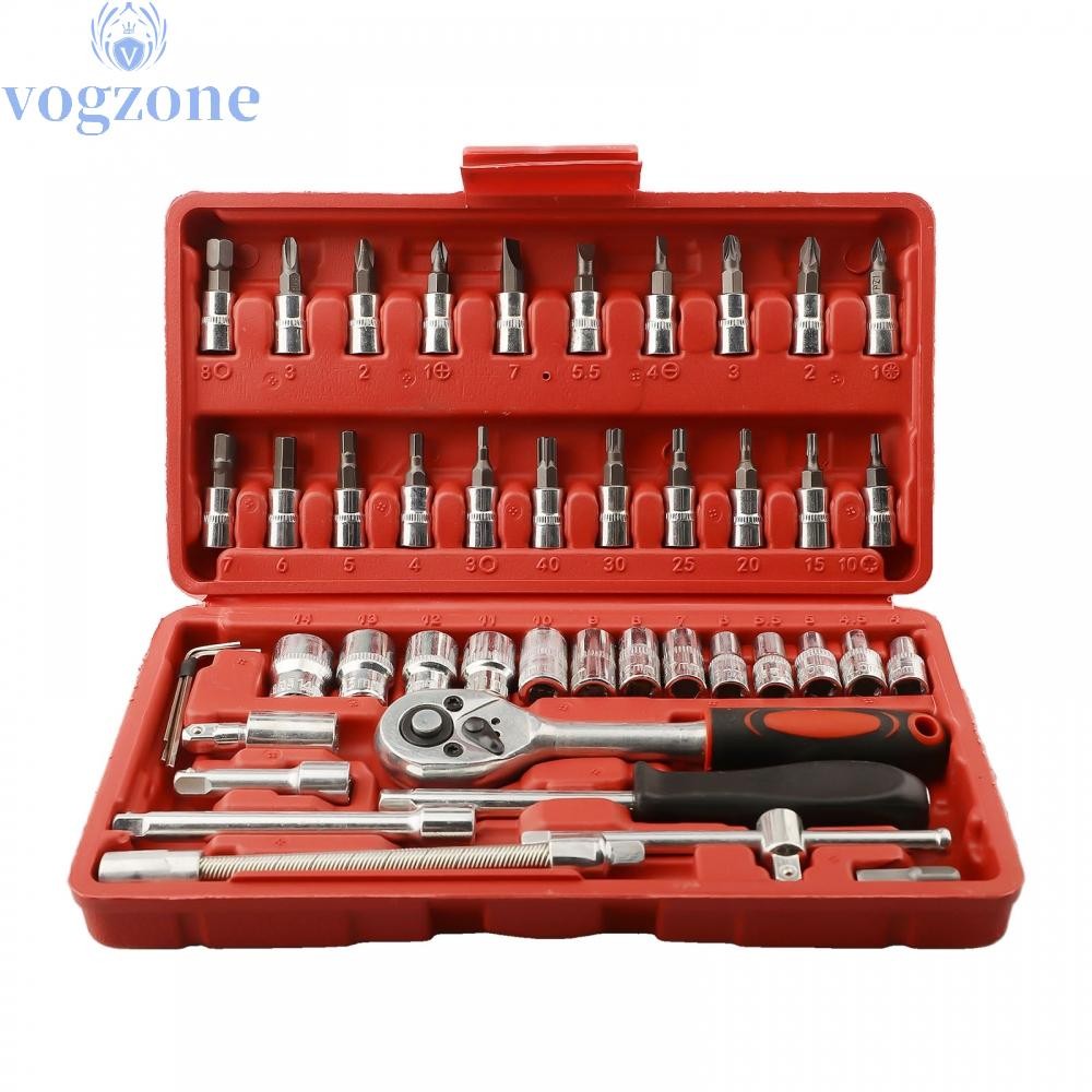 Socket Wrench Set Multiple Socket Sizes Stop Ball Design Chrome Plating ...