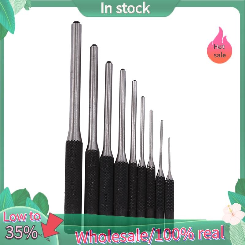 9-Piece Set-Up Punch Round Punch Pieces Roll Pin Punch Set Tool Bolt ...